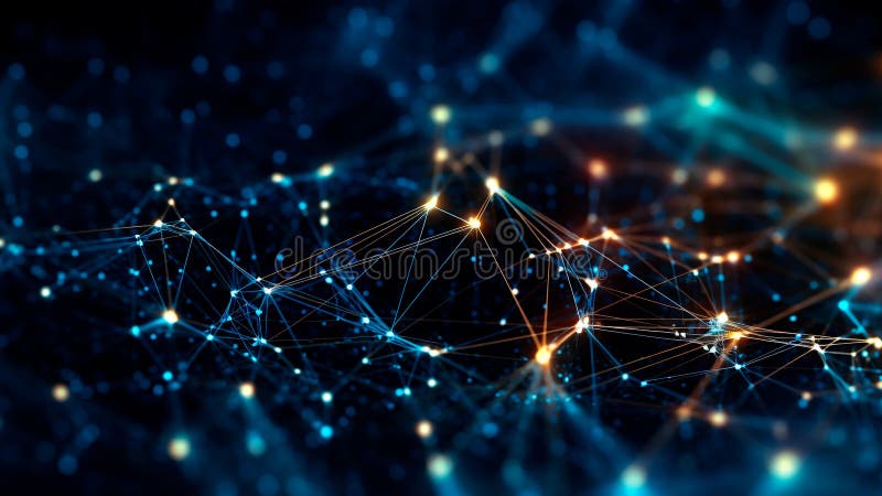 Backdrop of Network Intricate Connections, Interconnected World ...