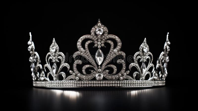Backdrop Queen Crown Silver Stock Illustration - Illustration of ...