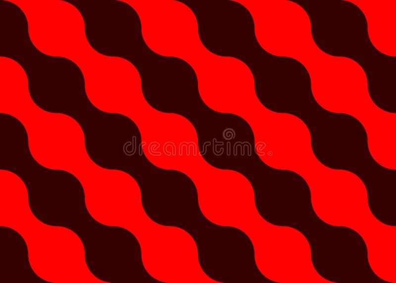 Backdrop with Red Wavy Pattern Stock Illustration - Illustration of ...