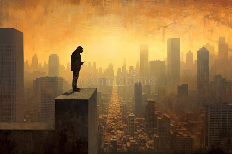 On Backdrop of a Rising Cityscape, the Silhouette of Human Evolution ...