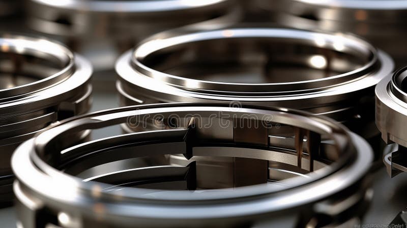 Background Scene Showing Piston Ring Compression Process.AI Generated ...