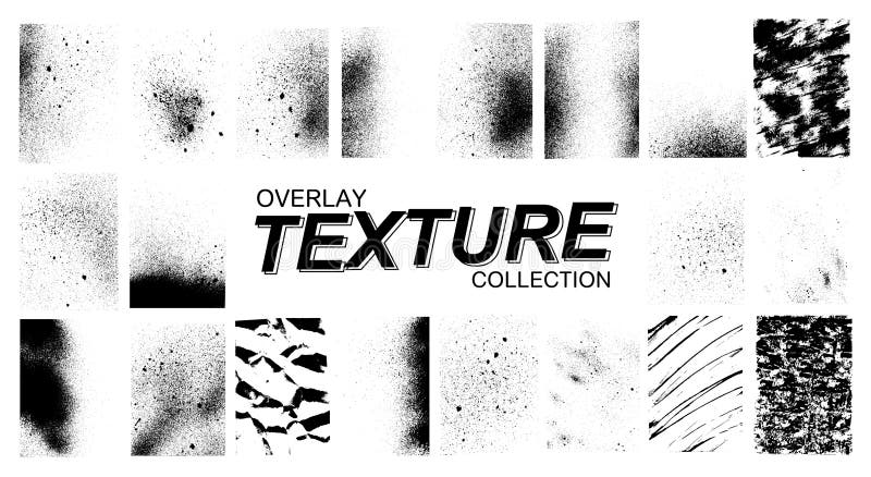 Backdrop Set Overlay Effects. Background Effect Grunge Stock Vector ...