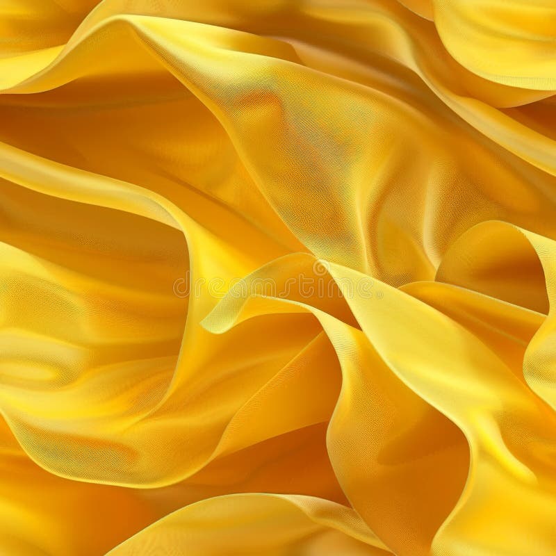 The Backdrop Showcases Delicate, Flowing Yellow Fabric with Soft Folds ...