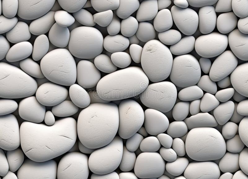 A Backdrop Showcasing the Inherent Elegance of River Rock Pebbles ...