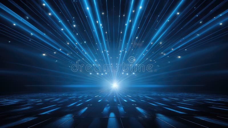 Backdrop Spotlight Blue Background Stock Illustration - Illustration of ...