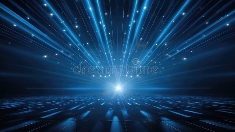 Backdrop Spotlight Blue Background Stock Illustration - Illustration of ...