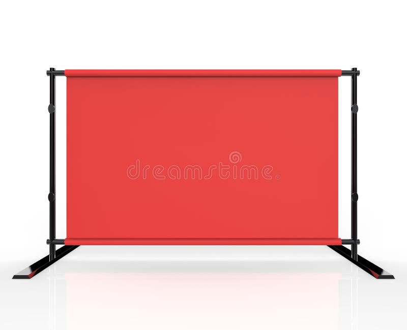 Backdrop Stand for Banners stock illustration. Illustration of corner ...