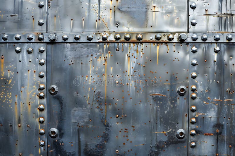 Backdrop Texture of a Steel Wall with Dots and Layers Stock ...
