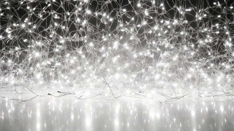 Backdrop White Lights Background Stock Illustration - Illustration of energy, glow: 324975245