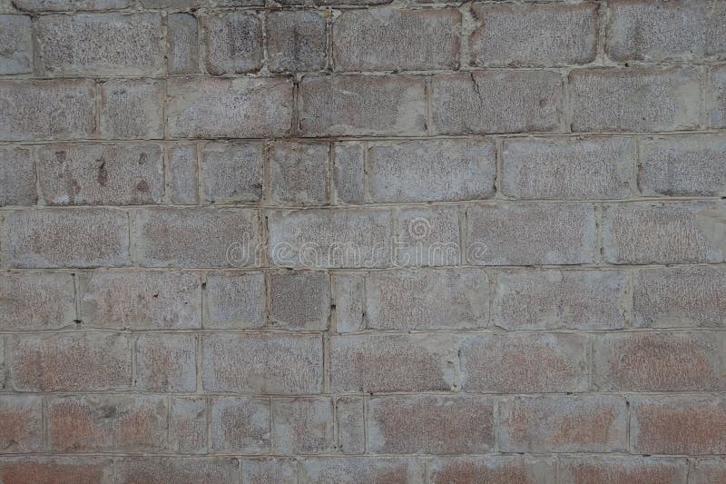 Backdrop - White-washed Wall Made of Concrete Masonry Units Stock Image ...