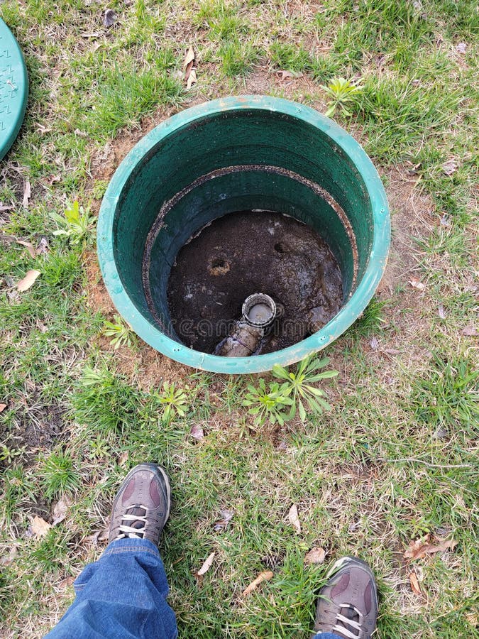 Backed Up Septic Tank Sewer Stock Photo - Image of sewer, backed: 215185838