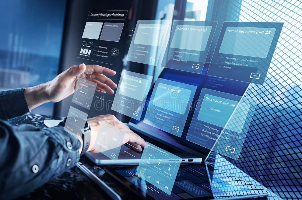 Backend Developer Roadmap and Workflow Structure for Startup New Business Concepts with Computer ...