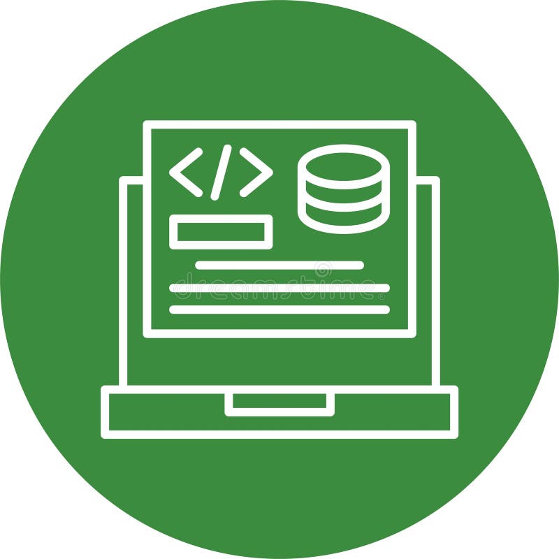 Backend Development Vector Icon Design Symbol Stock Vector ...