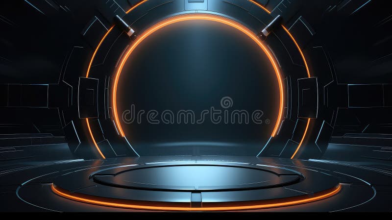 Backg Template Round Background Stock Illustration - Illustration of ...