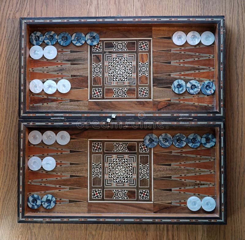 Backgammon Basic Point for Dices 2-2 B (Whites) Stock Image - Image of ...