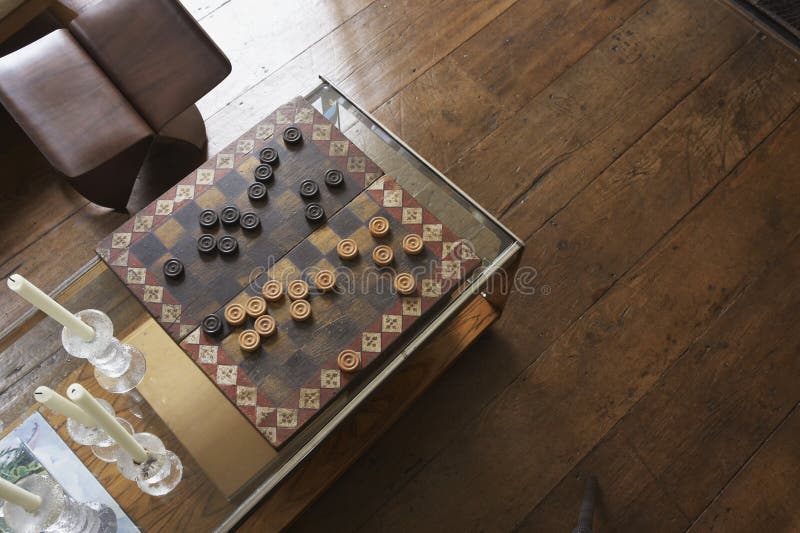 Game of Checkers stock image. Image of checkers, architectural - 44517113