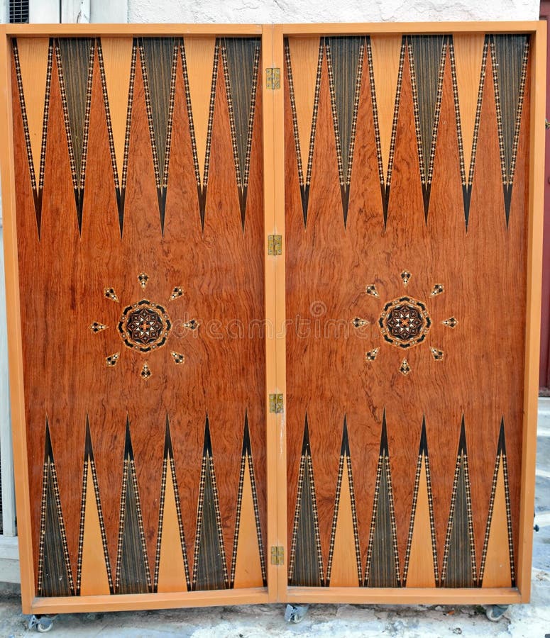 Backgammon box stock photo. Image of oriental, pieces - 66315696