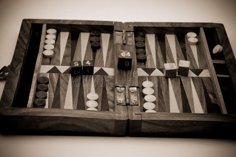 Backgammon box stock image. Image of brown, wooden, strategy - 52189507