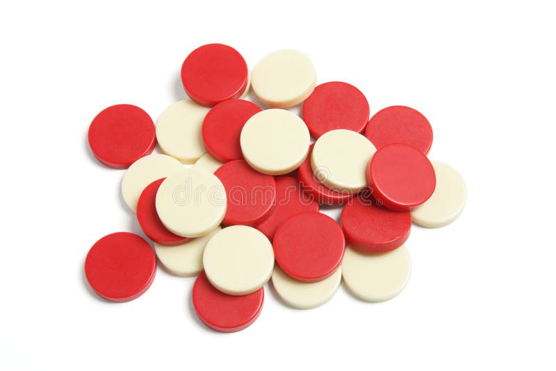 Backgammon Checkers stock photo. Image of game, white - 10949062