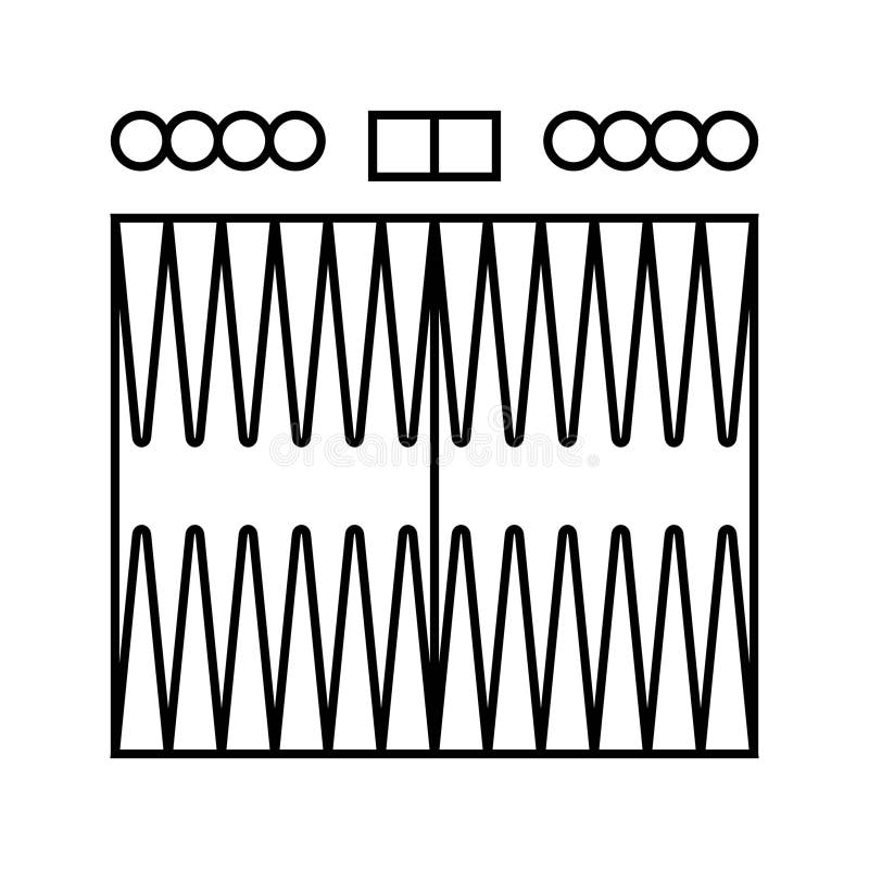 Vector Illustration Backgammon Stock Illustrations – 1,315 Vector ...