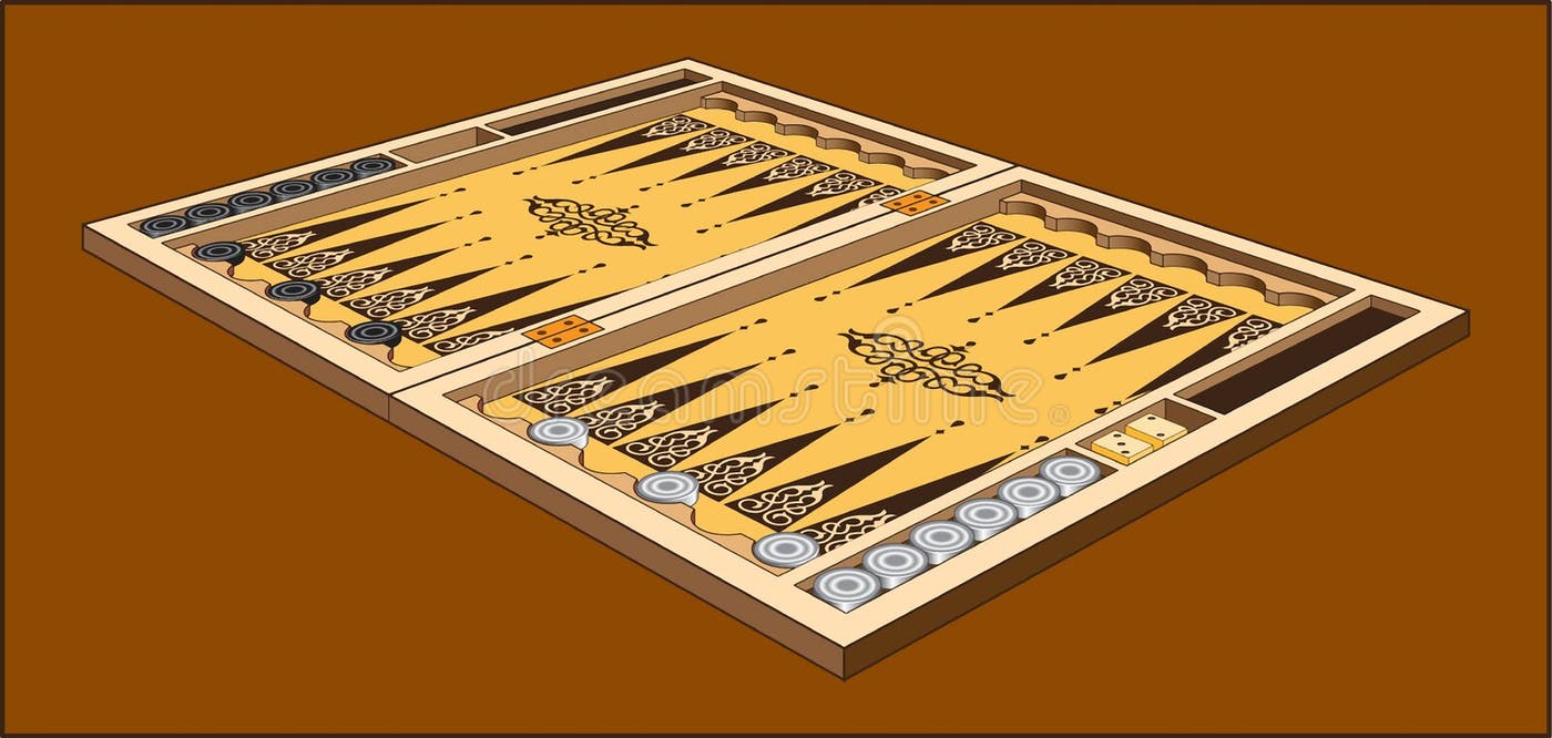 Backgammon Box Stock Illustrations – 393 Backgammon Box Stock ...