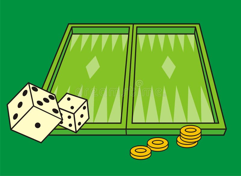 Backgammon Board Game Stock Illustrations – 1,365 Backgammon Board Game ...