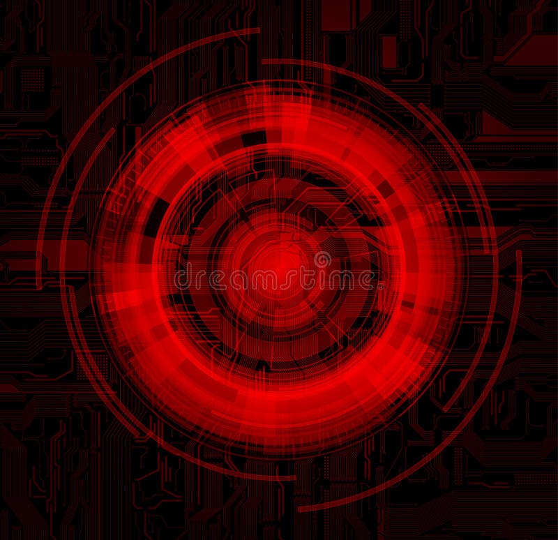 Technical Red Background. stock vector. Illustration of space - 62135853