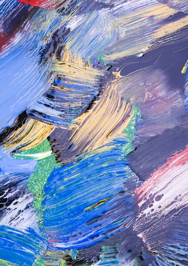 Paint daubs stock image. Image of colour, painting, abstract - 69535853