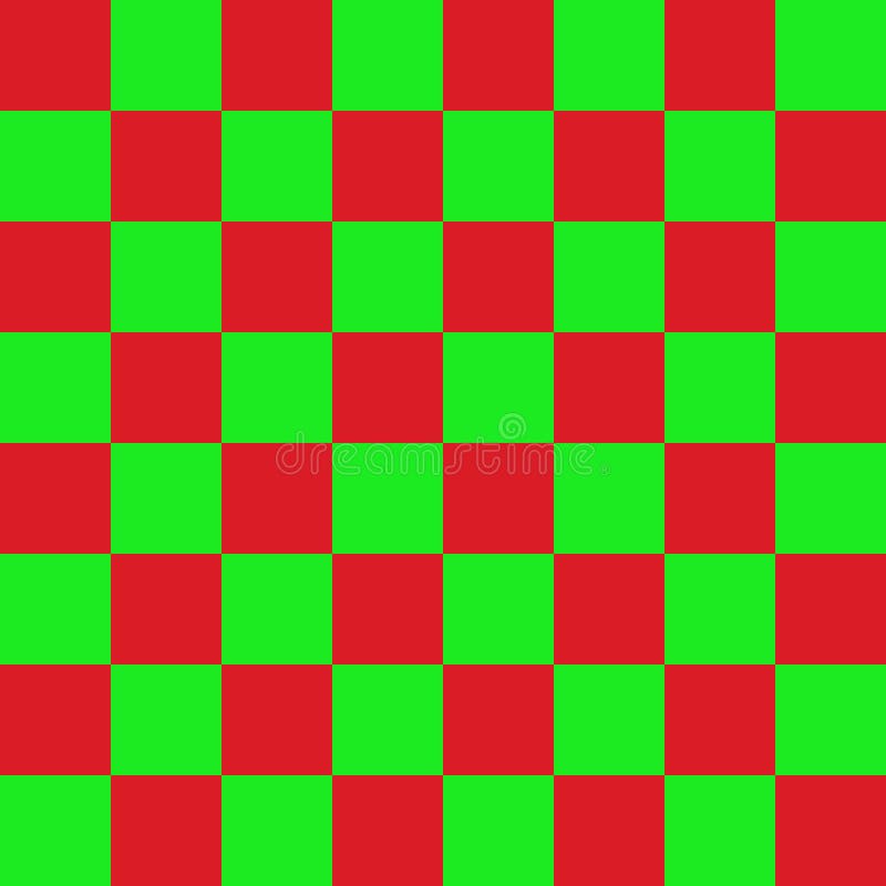 Textured Vector of a Red - Green Checkerboard. Stock Vector ...