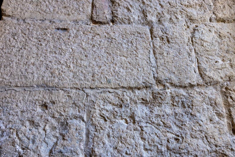 Close Up of a Weathered Rough Gray Stone Blocks Unfinished Wall Stock ...