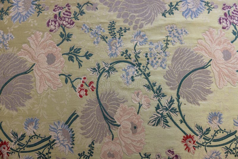 Elegant Light Cream with Multicolor Pale Floral Embroidery Designs ...