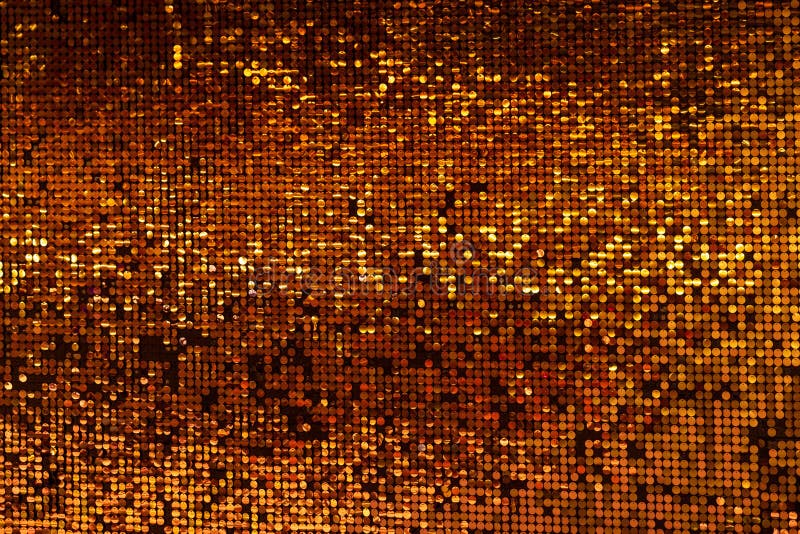 Shining Multi Tones Golden Small Tiles Wall Close Up Background Stock ...