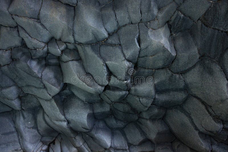 Extreme Close Up of Unique Diamond Shaped Basaltic Rock Formations in ...