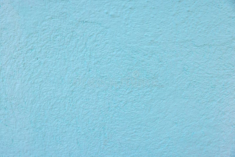 Close Up Semi Smooth Solid and Uniform Bright Baby Blue Stucco Wall ...