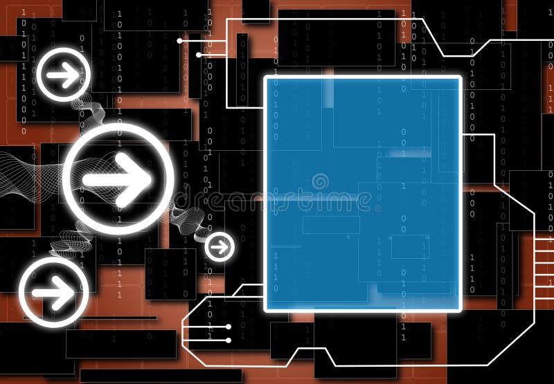 High-tech infinity stock vector. Illustration of abstract - 4530296