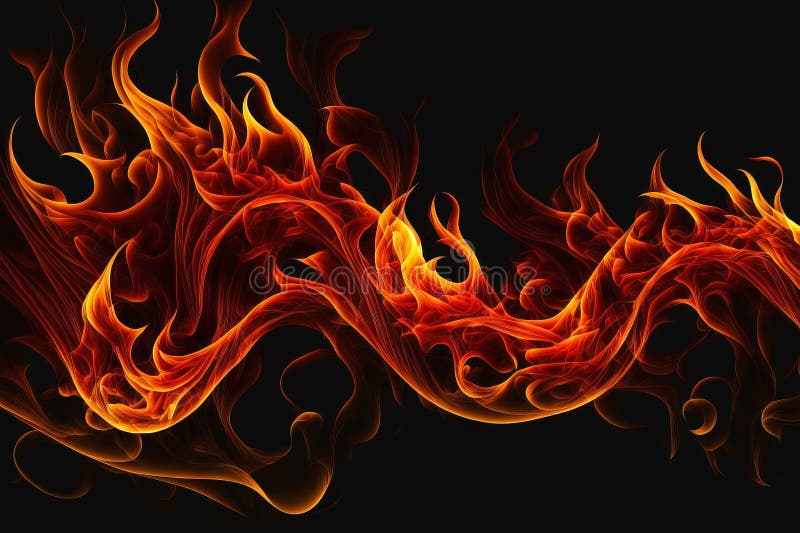 Background with an Abstract Blazing Fire Flame Texture Stock ...