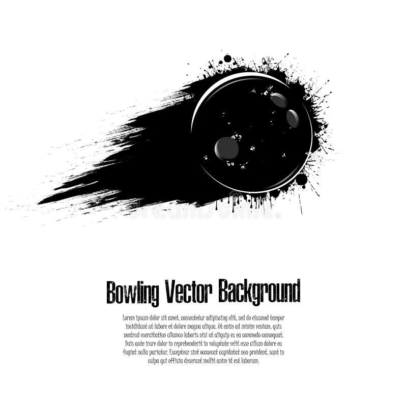 Background Abstract Bowling Ball from Blots Stock Vector - Illustration ...