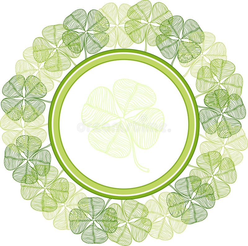 Abstract Clover Leaf Icon, Shamrock Leaf Logo Design Stock Vector ...
