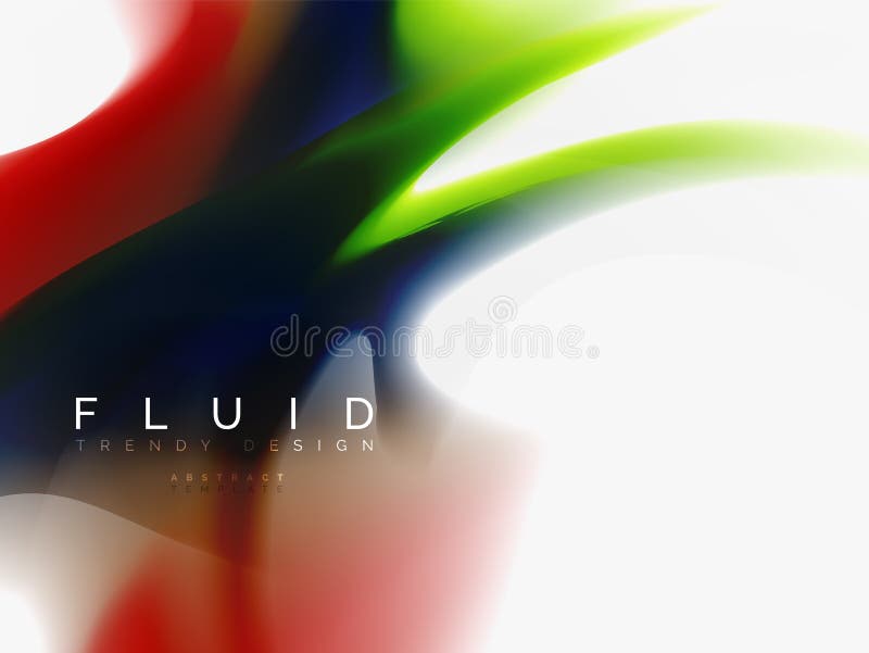 Background Abstract Color Flow, Liquid Design Stock Vector ...