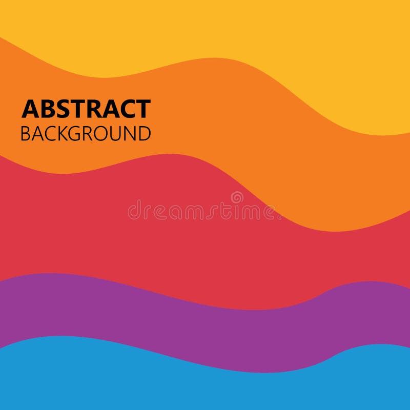 Background Abstract Color Wave Vector Stock Vector Illustration Of