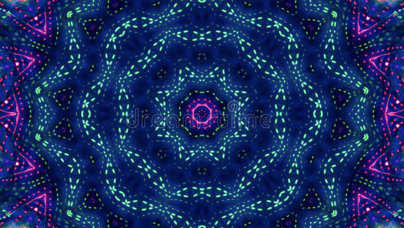 Background with Abstract Colorful Neon Pattern Stock Illustration ...