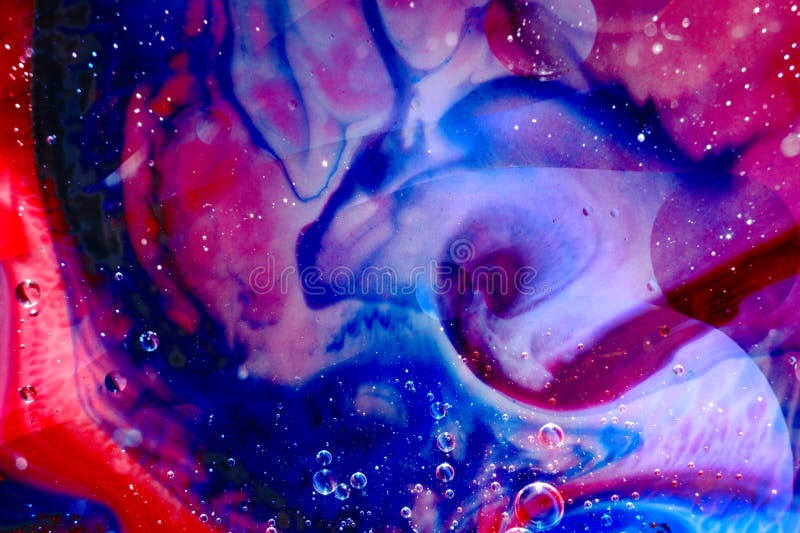 Background Abstract Colorful Psychedelic Water Oil Stock Illustration ...