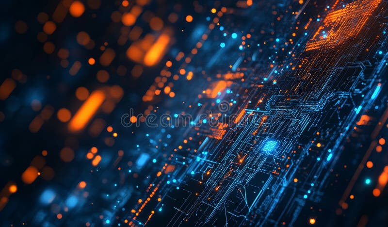 Background of Abstract Computer Motherboard, Ideal for Description of ...