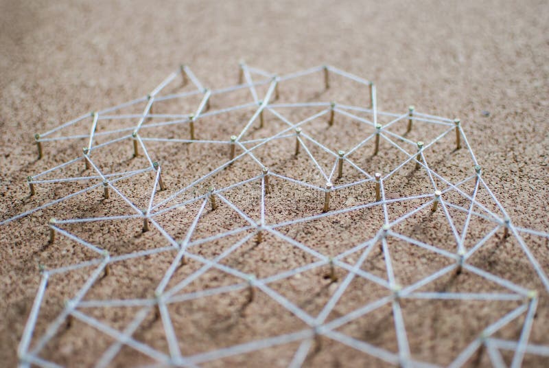 Abstract Concept (idea) of Network, Social Media, Internet, Teamwork ...