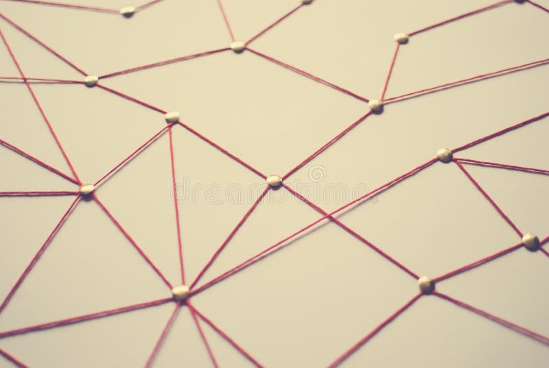 Background. Abstract Concept (idea) of Network, Social Media, Internet ...