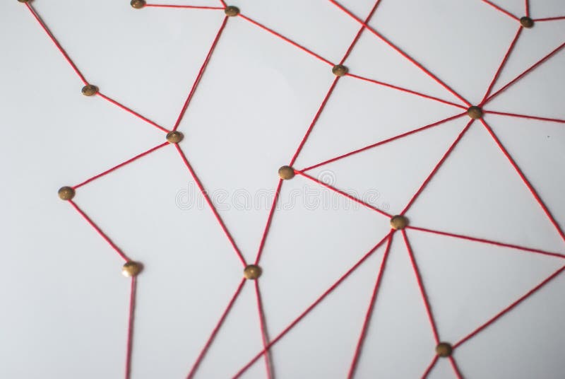 Background. Abstract Concept (idea) of Network, Social Media, Internet ...