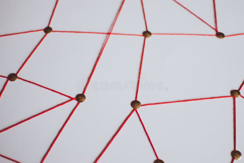 Background. Abstract Concept (idea) of Network, Social Media, Internet ...