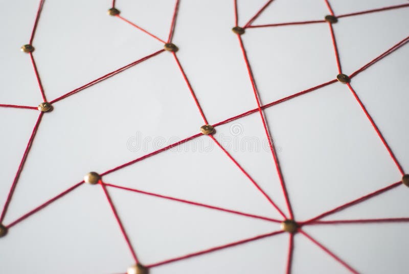 Background. Abstract Concept (idea) of Network, Social Media, Internet ...