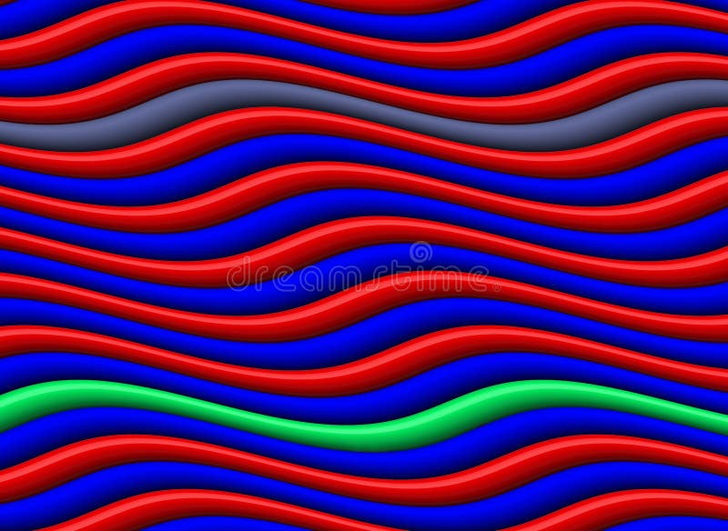 Background with Abstract Curved Color Stripes Stock Photo - Image of ...