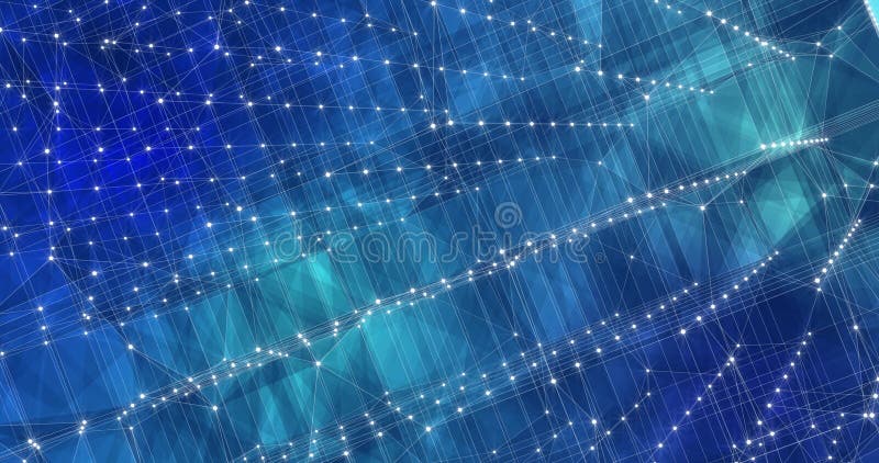 Background Abstract Dynamic Plexus Futuristic Technology. 3d Render Stock Illustration ...
